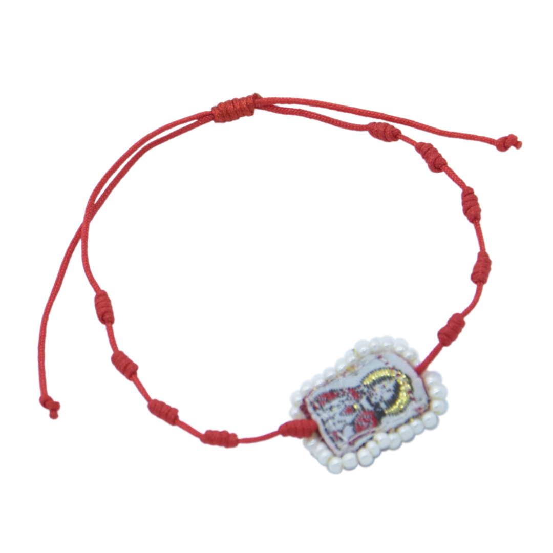 Pulsera de Escapulario rojo – Veronica Rosales Joyeria